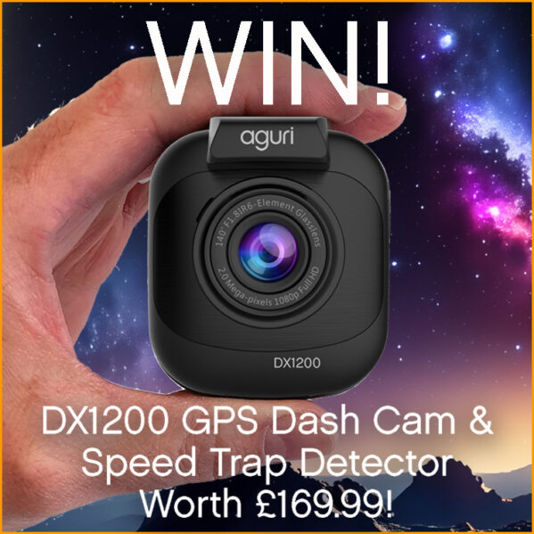 Win an Aguri DX1200 GPS Dash Cam & Speed Trap Detector worth £169.99 ...