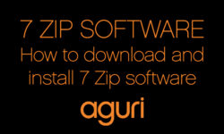 How to download and install 7 Zip software Video Tutorial | Aguri